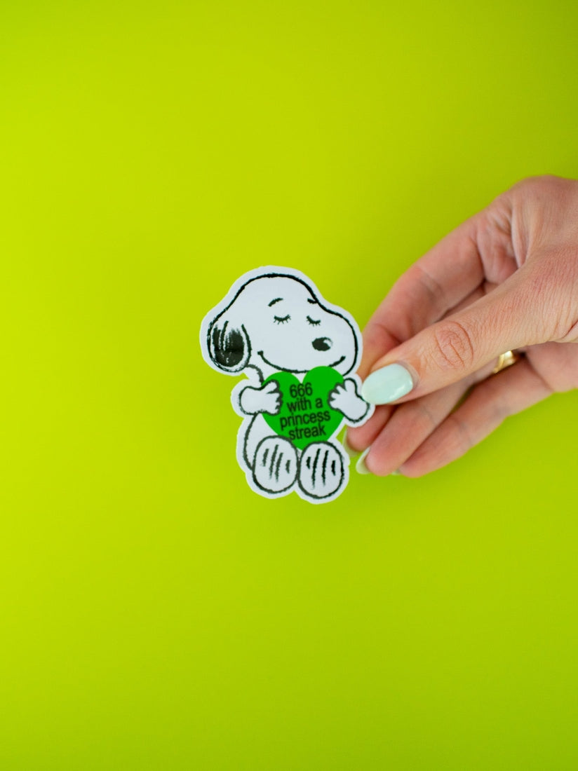 Snoopy Princess Sticker – All The Feels