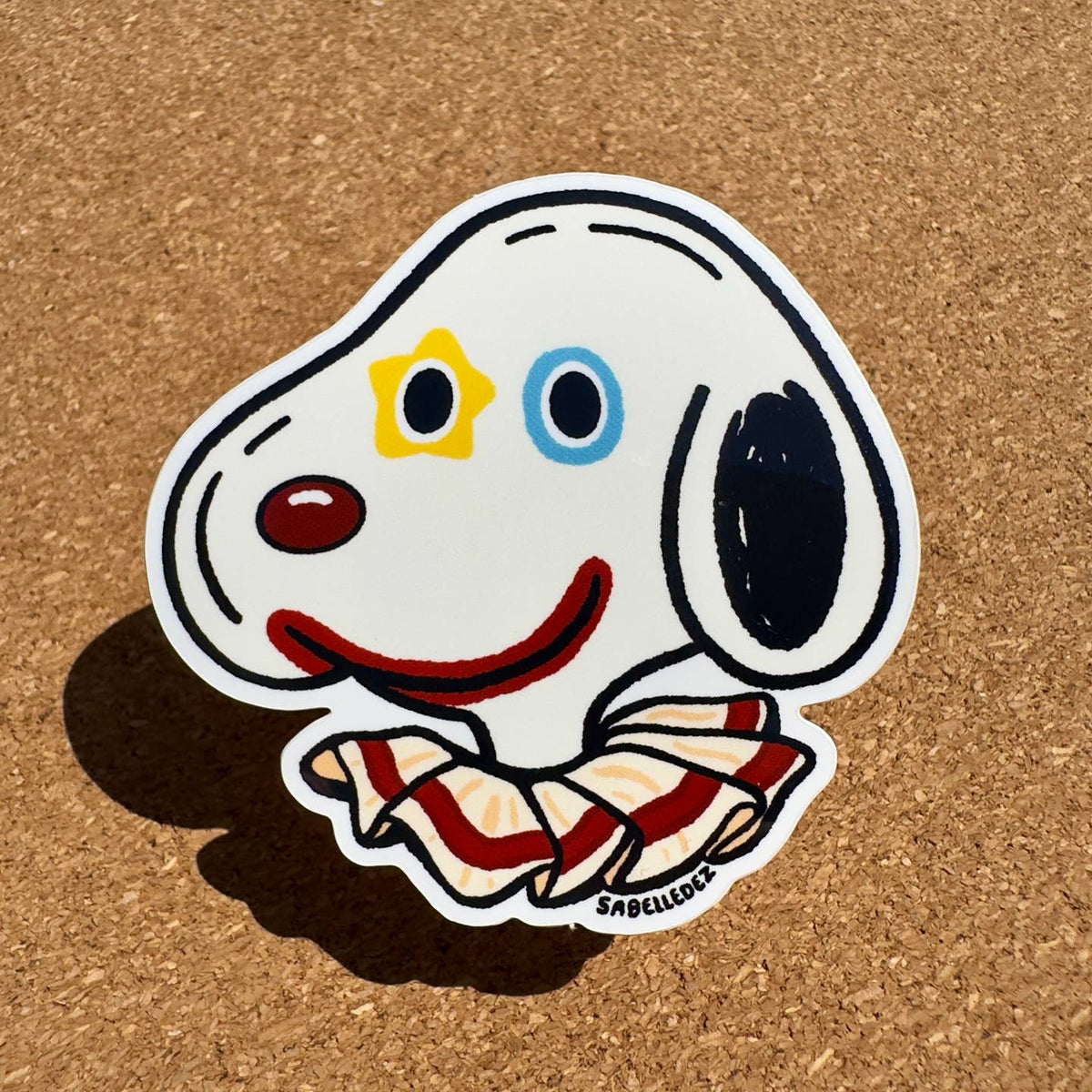 Clown Snoopy Sticker – All The Feels